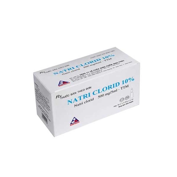 Natri clorid 10% 500mg/5ml Dược phẩm Vĩnh Phúc - Cân bằng điện giải ...