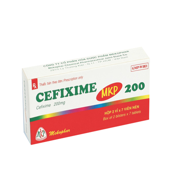 Thuốc Cefixime 200 Mekophar - Chống nhiễm khuẩn