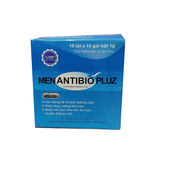 Men Antibio Pluz - Cho đường ruột khỏe mạnh - Dược Điển Việt Nam