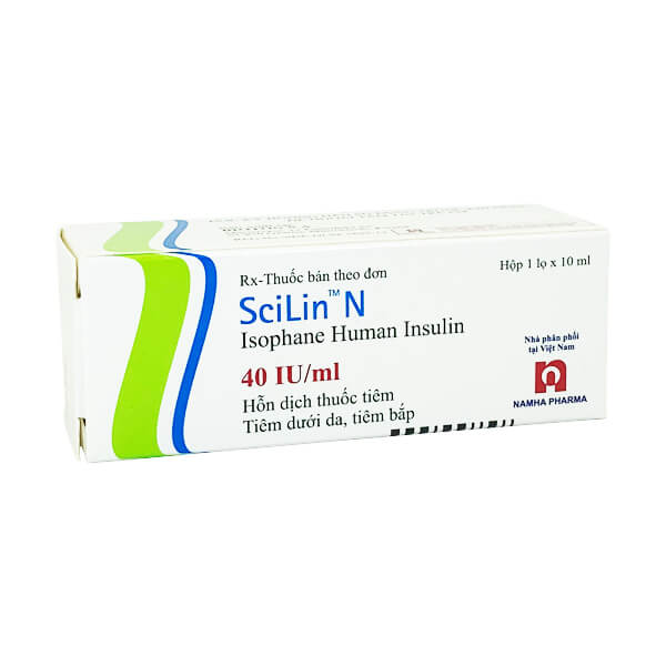Thuốc Scilin N 40IU/ml - Điều trị tiểu đường