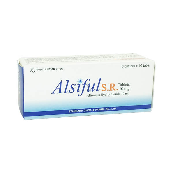 Thuốc Alsiful S.R - Trị phì đại tiền liệt tuyến - Dược Điển Việt Nam