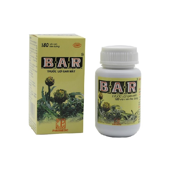 Thuốc lợi gan mật Bar 180 viên - BÍ KÍP Giải độc gan