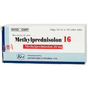 Thuốc Methylprednisolon 16 - Chống viêm đặc hiệu - Dược Điển Việt Nam