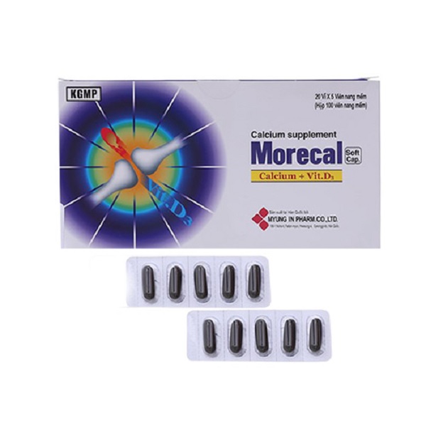 Thuốc Morecal Soft capsule - Cho xương chắc khỏe