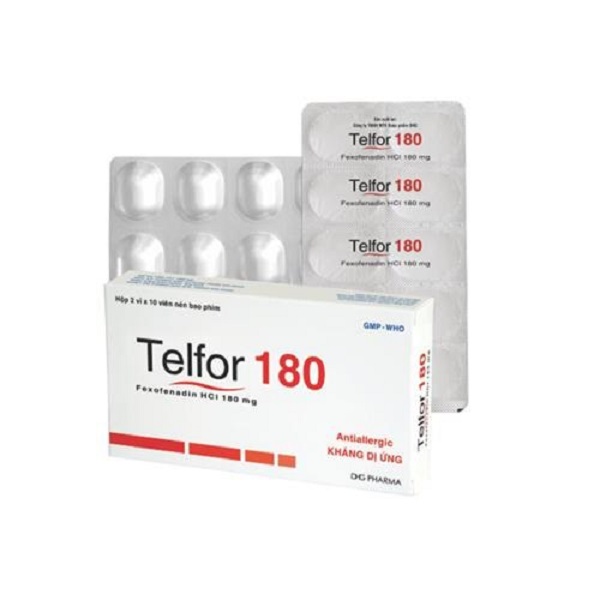 Thuốc Telfor 180 - Chuyên trị mề đay mãn tính vô căn