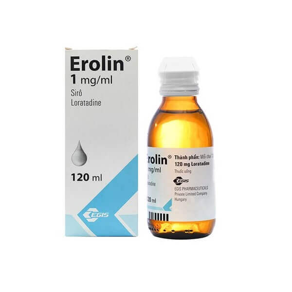 Thuốc Erolin 1mg/ml: Kiểm soát ngay viêm mũi dị ứng