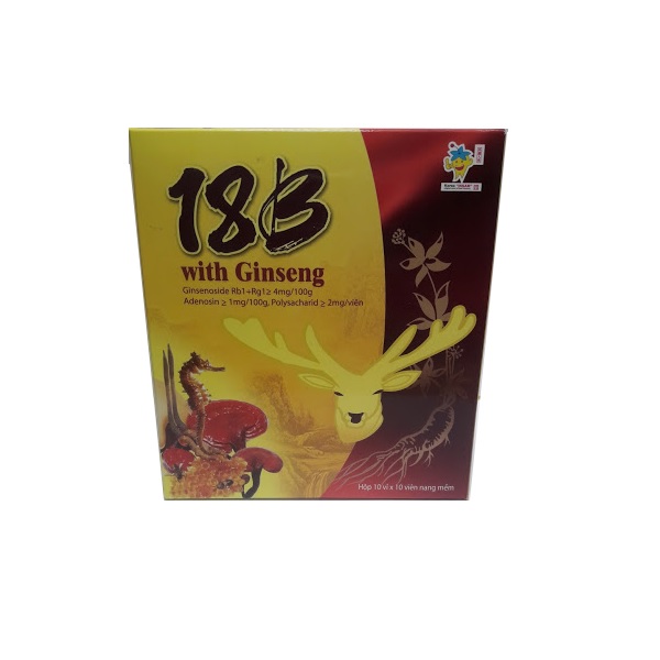 18B with Ginseng - Bồi bổ sức khỏe - Dược Điển Việt Nam