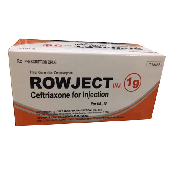 Thuốc Rowject Inj. 1g - ĐÁNH BAY vi khuẩn nhạy cảm