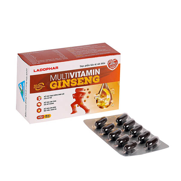 Multivitamin Ginseng - Tăng cường sức khỏe VƯỢT TRỘI