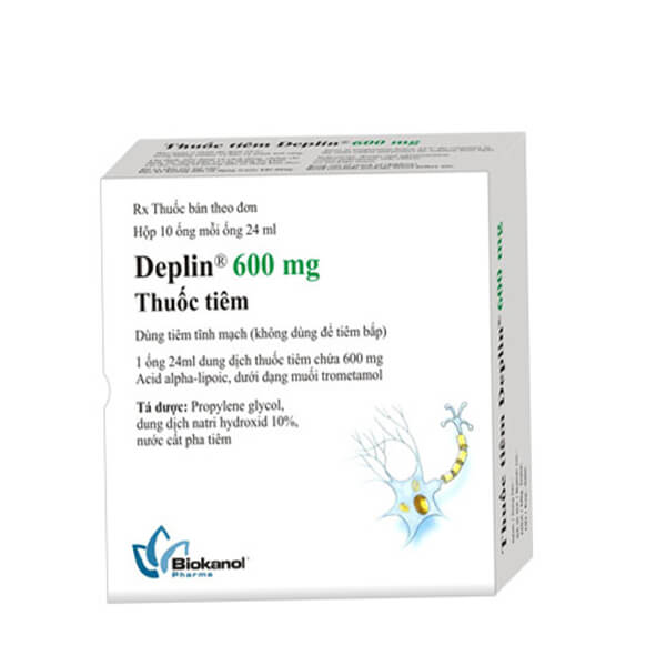 Deplin 600mg - Điều trị viêm đa dây thần kinh - Dược Điển Việt Nam
