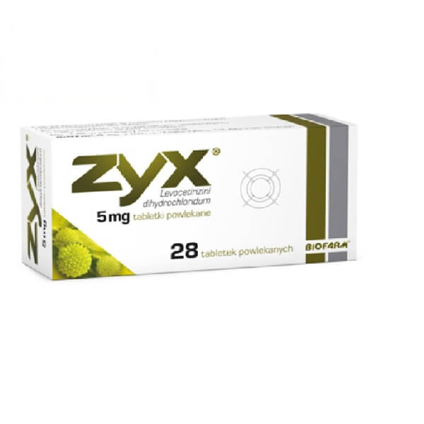 Thuốc Zyx 5mg - Điều trị viêm mũi dị ứng - Dược Điển Việt Nam