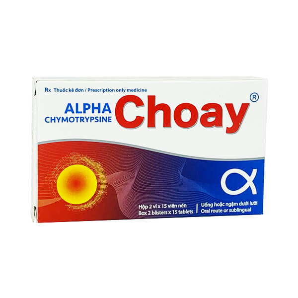 Thuốc Alpha Choay - Giảm phù nề - Dược Điển Việt Nam