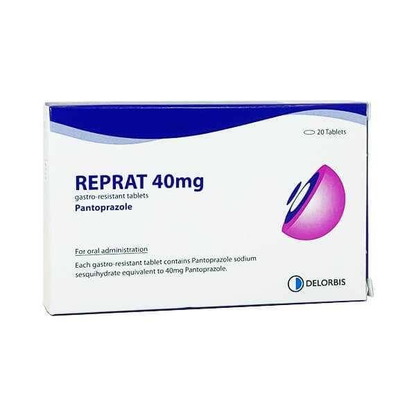 Reprat 40mg - Giảm trào ngược dạ dày thực quản - Dược Điển Việt Nam
