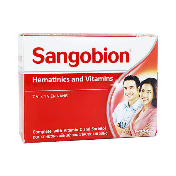 Thuốc Sangobion - Dự phòng, điều trị THIẾU MÁU - Dược Điển Việt Nam