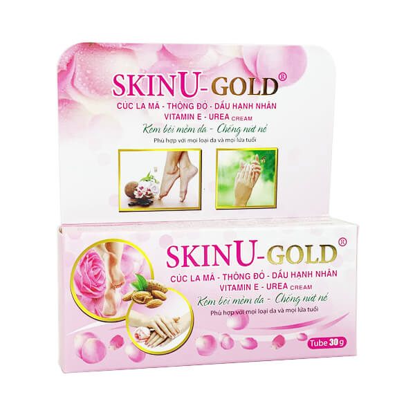 SkinU gold 30g - Giải pháp cho làn da bong tróc, nứt nẻ