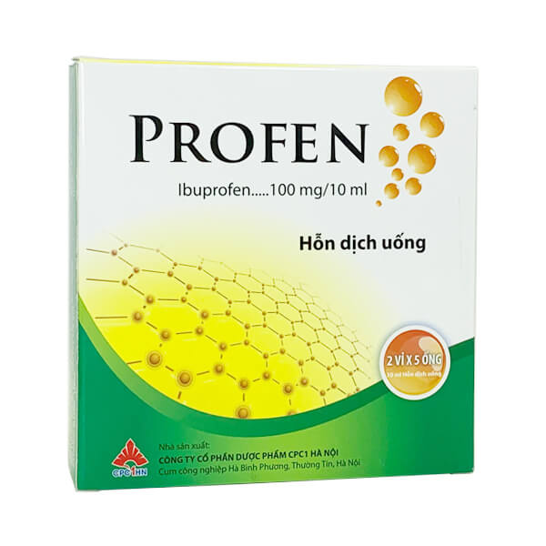 Thuốc Profen 100mg/10ml - Giải pháp giảm đau an toàn