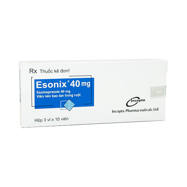 Thuốc Esonix 40mg - Trị LOÉT tiêu hóa - Dược Điển Việt Nam