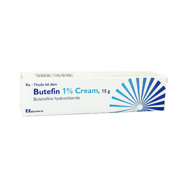 Thuốc Butefin 1% cream - Kem bôi đặc trị vẩy nến, lang ben