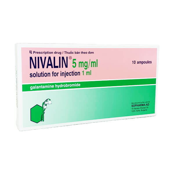 Nivalin 5mg/ml - Điều trị các bệnh lý về thần kinh - Dược Điển Việt Nam