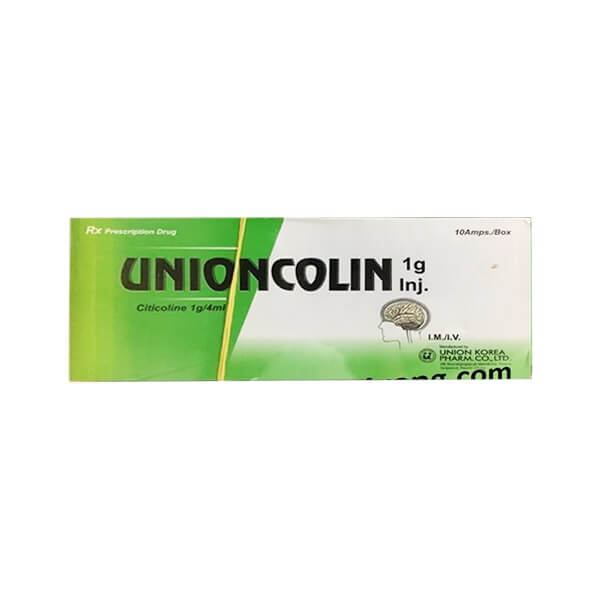 Thuốc tiêm Unioncolin 1g - Điều trị tai biến mạch máu não