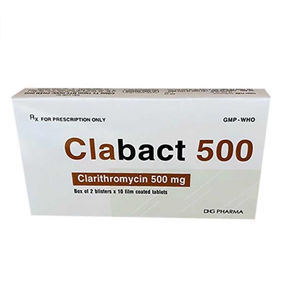 Thuốc Clabact 500 - Điều trị nhiễm khuẩn - Dược Điển Việt Nam
