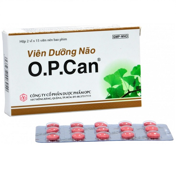 Viên dưỡng não O.P.CAN - Cải thiện trí nhớ, tuần hoàn não