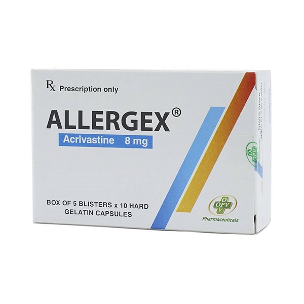 Thuốc Allergex 8mg - Điều trị viêm mũi dị ứng