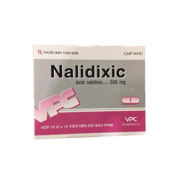 Nalidixic 500mg VPC - Điều trị nhiễm khuẩn TIẾT NIỆU - Dược Điển Việt Nam
