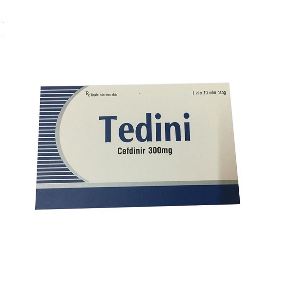 Thuốc Tedini 300mg - Điều trị nhiễm khuẩn hô hấp - Dược Điển Việt Nam