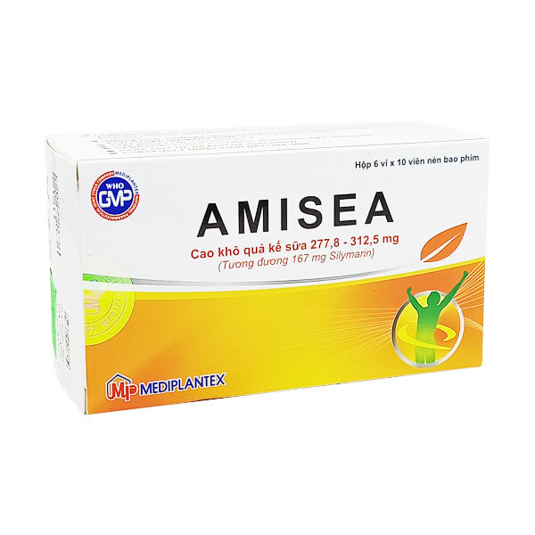 Thuốc Amisea - Bảo vệ gan, hỗ trợ điều trị xơ gan mạn