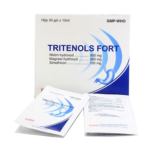 Thuốc Tritenols fort - Giảm triệu chứng viêm loét dạ dày tá tràng