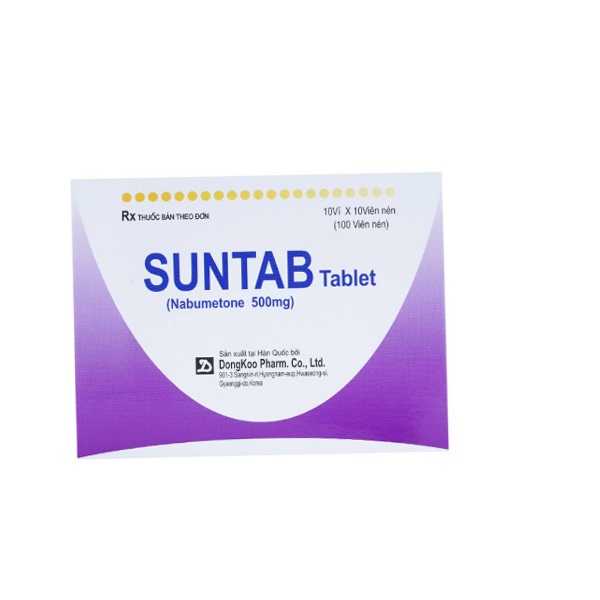 Thuốc Suntab 500mg - Điều trị đau xương khớp - Dược Điển Việt Nam