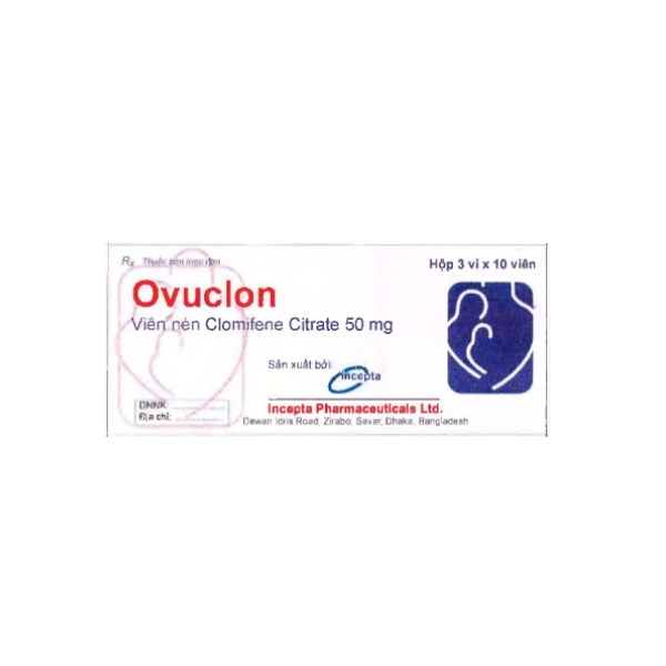 Thuốc Ovuclon 50mg - Điều trị vô sinh, không phóng noãn ở nữ giới
