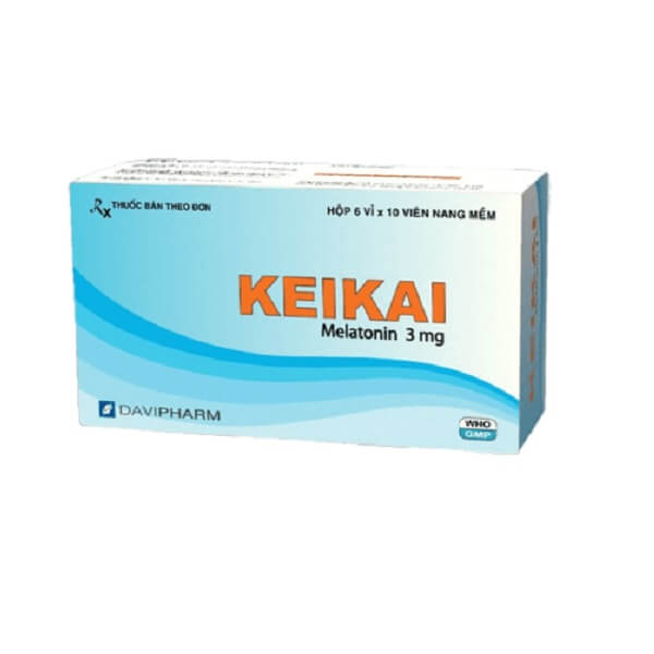 Thuốc Keikai 3mg - Điều trị MẤT NGỦ - Dược Điển Việt Nam