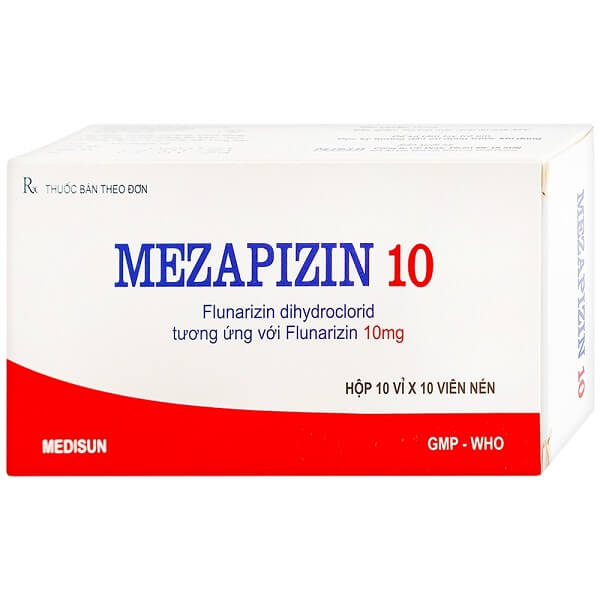 Thuốc Mezapizin 10 - Điều trị đau đầu, rối loạn tiền đình