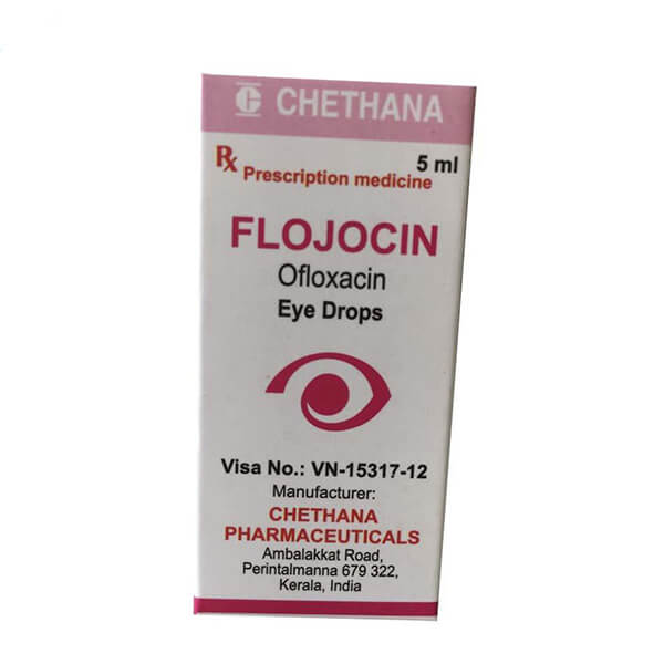 Thuốc Flojocin eye drops 5m - Điều trị viêm kết mạc, loét giác mạc