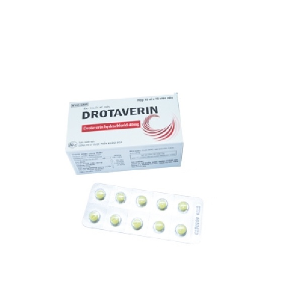 Drotaverin 40mg - Điều trị co thắt dạ dày - ruột, hội chứng ruột kích thích