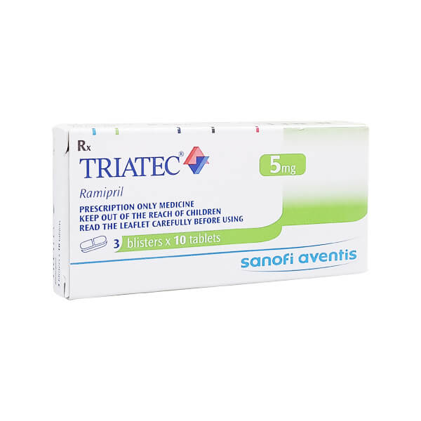 Thuốc Triatec 5mg - Điều trị CAO HUYẾT ÁP - Dược Điển Việt Nam