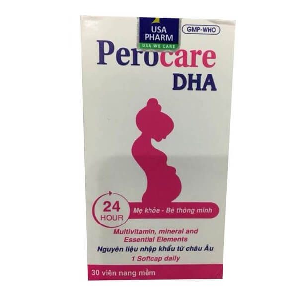 Perocare DHA - Bổ sung dinh dưỡng cho mẹ bầu - Dược Điển Việt Nam