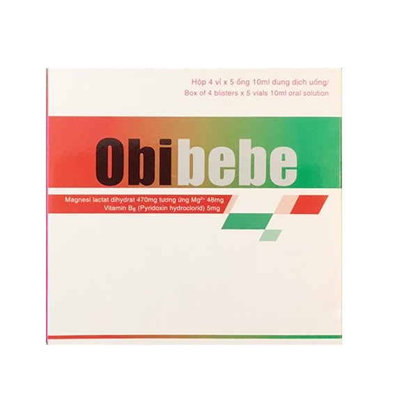 Thuốc Obibebe - Giải pháp bổ sung Magie, B6 - Dược Điển Việt Nam