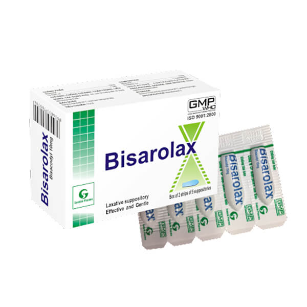 Bisarolax 10mg - Thuốc điều trị táo bón hiệu quả - Dược Điển Việt Nam