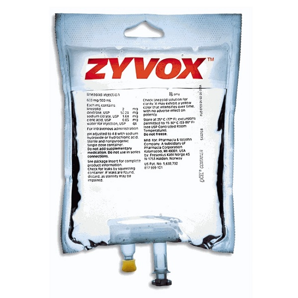 Dịch truyền Zyvox 600mg/300ml - Trị nhiễm khuẩn - Dược Điển Việt Nam