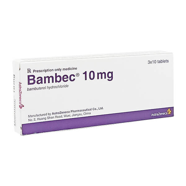Thuốc Bambec 10mg - Điều trị hen, giảm co thắt viêm phế quản