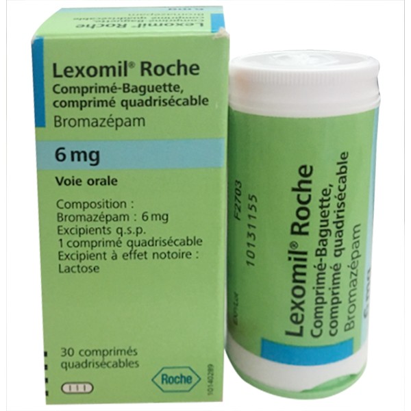 Thuốc Lexomil Roche 6mg - Điều trị rối loạn cảm xúc, tâm thần