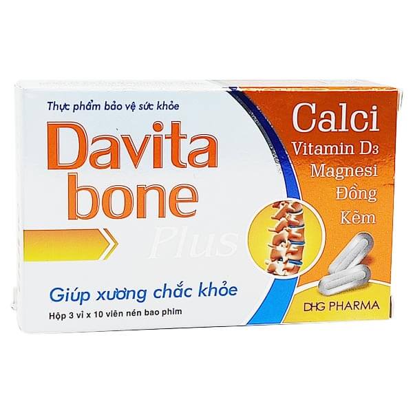 Davita bone Plus - Cho thai kỳ khoẻ mạnh - Dược Điển Việt Nam