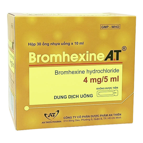 Thuốc Bromhexine A.T - Đập tan cơn ho - Dược Điển Việt Nam