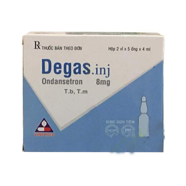 Thuốc Degas inj. 8mg - Chặn đứng cơn nôn sau hóa trị liệu