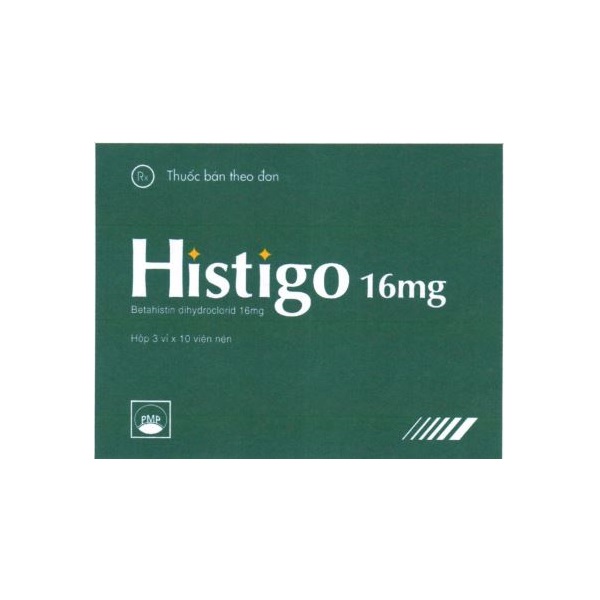 Thuốc Histigo 16mg - Trị ù tai, chóng mặt, mất thính lực
