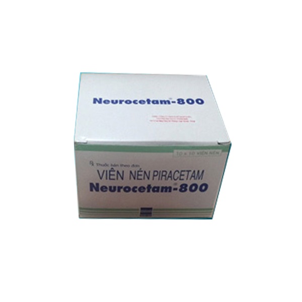 Thuốc Neurocetam-800 - Tăng cường trí nhớ - Dược Điển Việt Nam