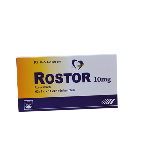 Thuốc Rostor 10mg - Điều trị tăng cholesterol máu